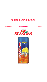 F&N Seasons Ice Lemon Tea x 24 Cans Carton Deal (300ml)